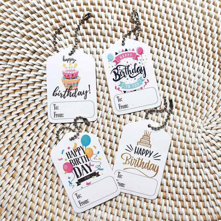 Tag Happy Birthday Kartu Ucapan Hampers Souvenirs | Lazada Indonesia