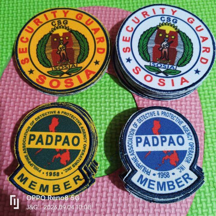 security guard padpao, sosia set rubberized | Lazada PH