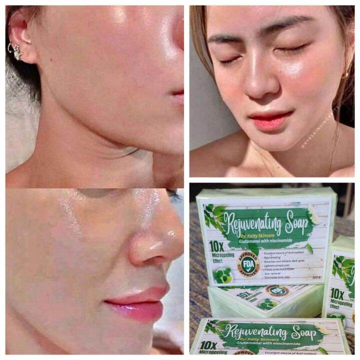 REJUVENATING SOAP WITH GLUTAMANSI + NACIANAMIDE 120g | Lazada PH