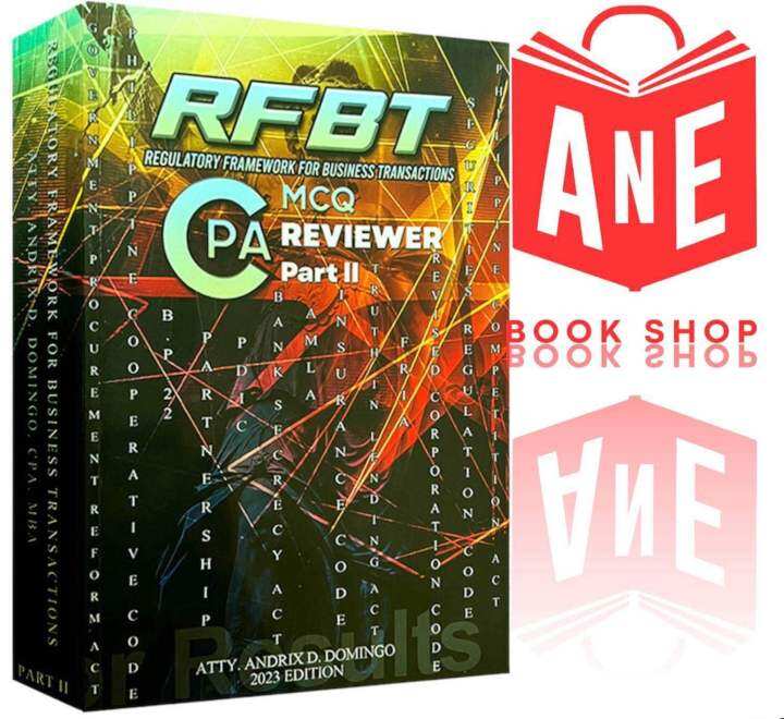 AUTHENTIC Part II 2023 Edition RFBT CPA MCQ Reviewer by Atty. Andrix Domingo, CPA, MBA | Lazada PH