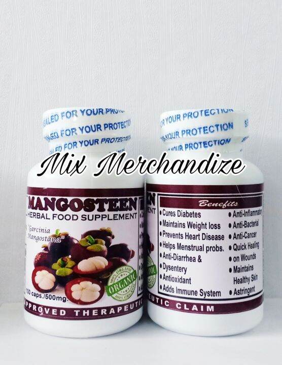 Mangosteen Capsule Herbal Food Supplement 100 capsules | Lazada PH
