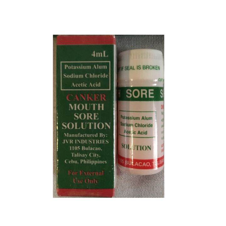 canker mouth sore solut ion 4ml/ singaw g amot | Lazada PH