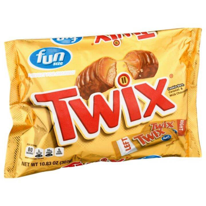Twix Caramel Fun Size Chocolate Cookies Candy Bar Caramel-10,83oz | Lazada PH