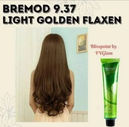 Bremod hair color (9.37 light golden flaxen with oxidizing) | Lazada PH
