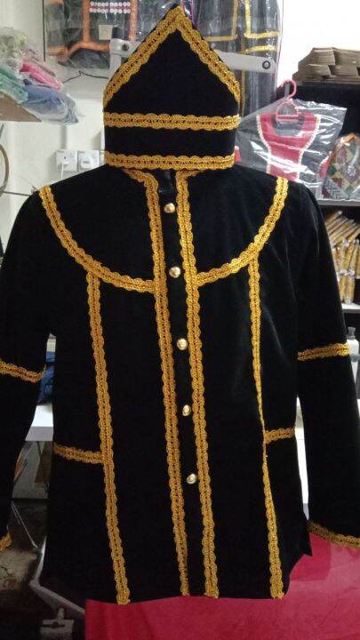 Baju tradisional dusun lelaki dan topi, | Lazada