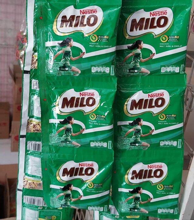 MILO Nestle Susu renceng renteng 22g isi 10sachet | Lazada Indonesia