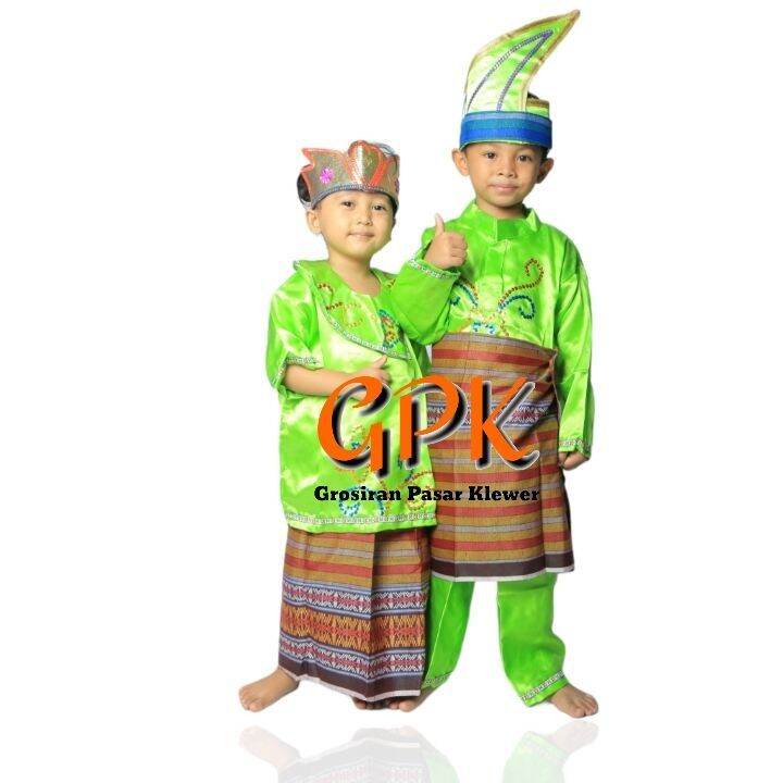 Baju Adat Manado Anak Baju Tradisional Sulawesi Utara Anak Baju ...