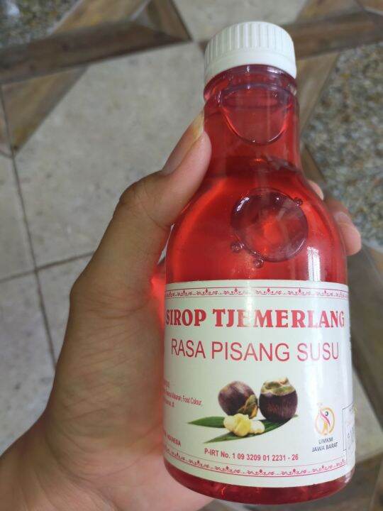 Syrup Pisang Susu Tjemerlang Lebih Kental Manis & Lebih Terasa Rasa ...