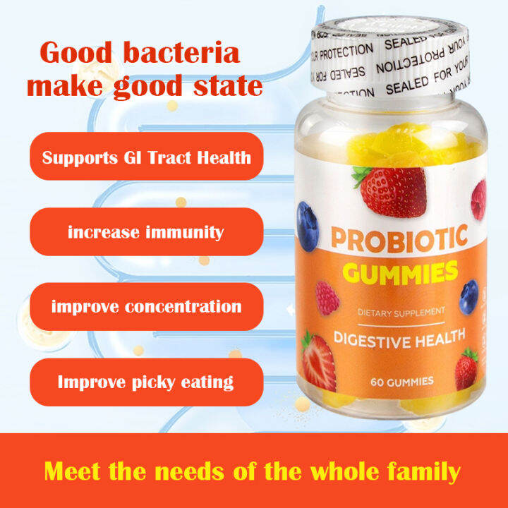 Probiotic gummy Calcium & Magnesium Supplements Bone Development ...