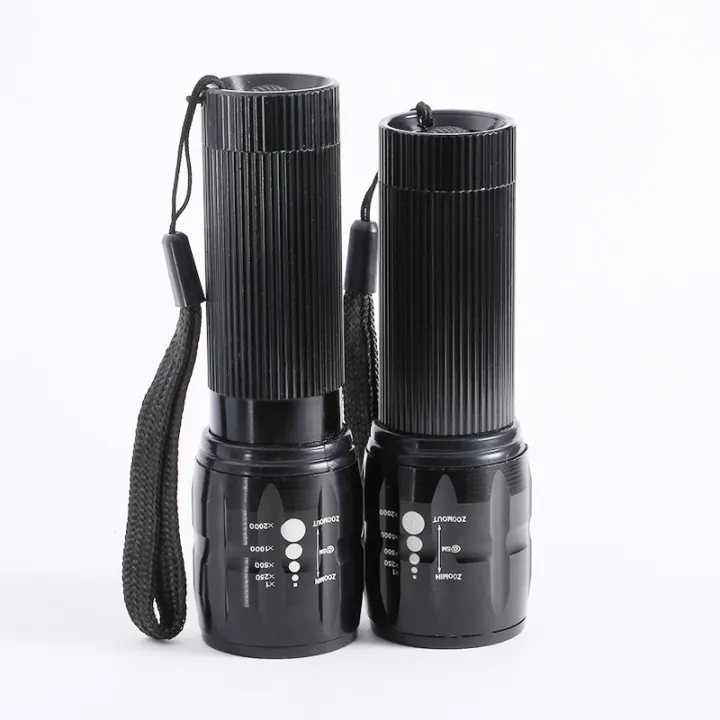 Kedia New high light LED flashlight telescopic focusing 3-step lumen ...