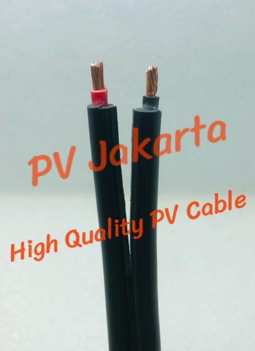 Twin Kabel Solar Panel 2x4mm2 Hitam Per Meter (High Quality Cable PV ...