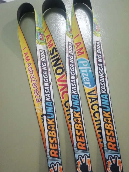 Resbakuna I am Vaccinated design ID Lace lanyard | Lazada PH