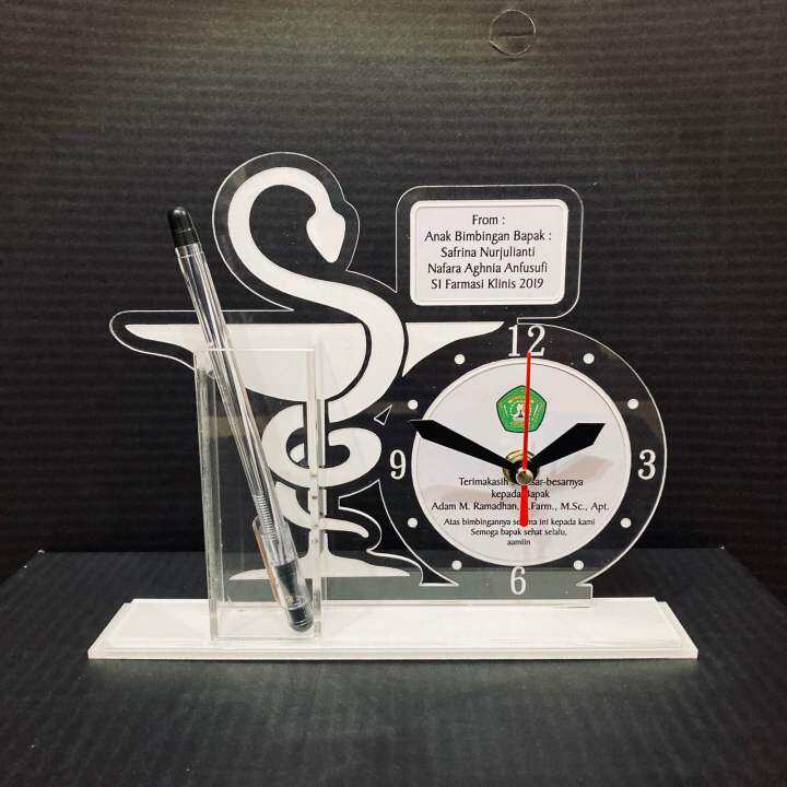 Vandel Plakat Kenang-kenangan Magang Farmasi Custom Bonus Box Kado dan ...
