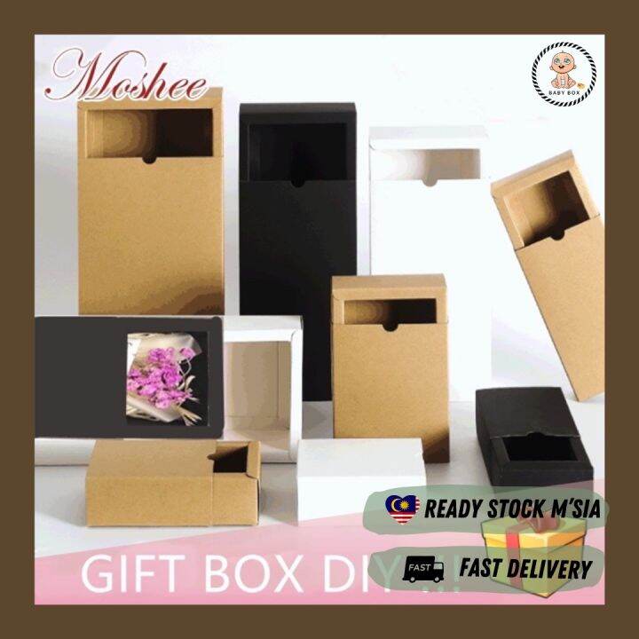‼️READY STOCK‼️[1 pc] Gift Box Packaging Box Craft Paper Box Kertas ...