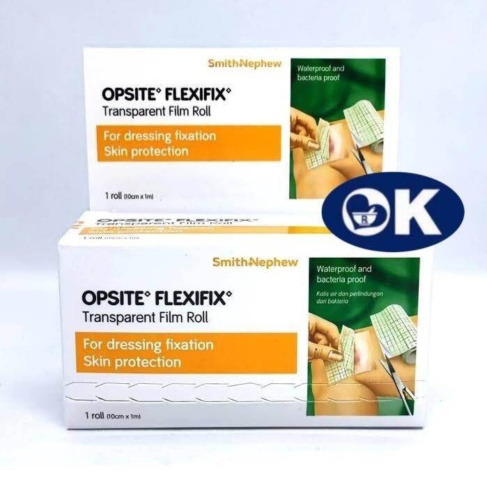 Smith & Nephew Opsite Flexifix Transparent Adhesive Film Roll 10cm x 1m ...