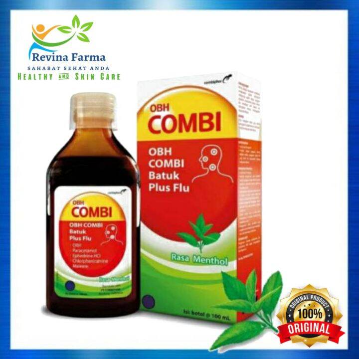 OBH Combi Batuk plus Flu 100ml dan 60ml rasa menthol OBH hitam, obat ...