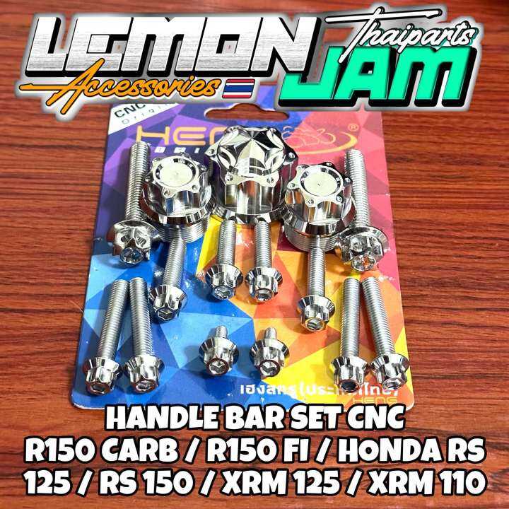 cnc gear type handle bar set r150 / rs 125 / xrm 125 / rs 150 / raider ...