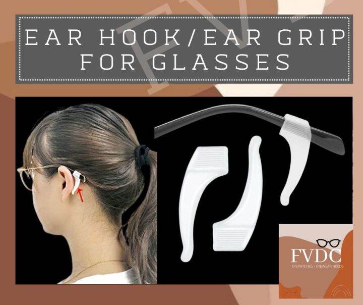 FVDC EARHOOK, EAR HOOK, EARGRIP, EAR GRIP, EAR RETAINERS, FOR GLASSES ...