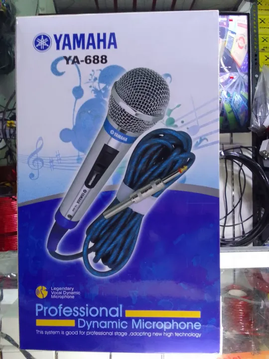 YAMAHA YA-688 PROFESSIONAL LEGENDARY DYNAMIC VOCAL MICROPHONE | Lazada PH