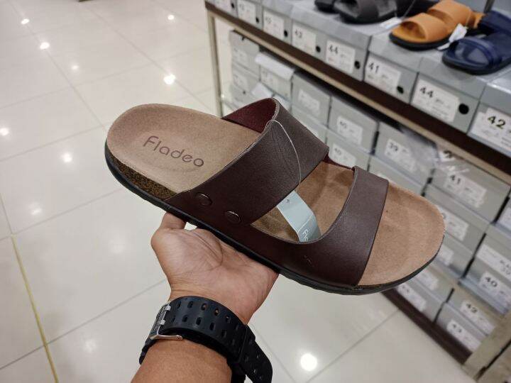 Fladeo Men sandal Slop pria MDS180-2WH | Lazada Indonesia