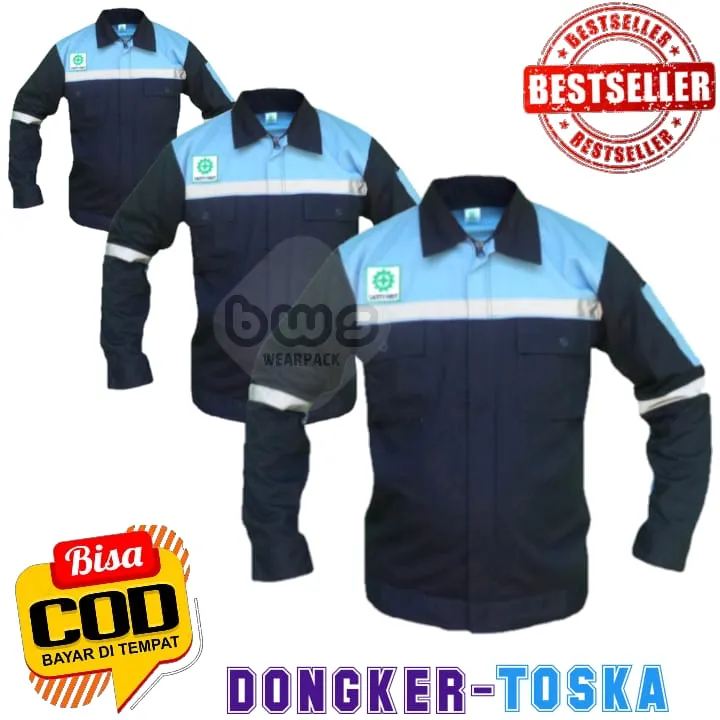 BAJU WEARPACK SAFETY K3 SERAGAM TAMBANG WEARPACK SAFETY SERAGAM WELDER ...