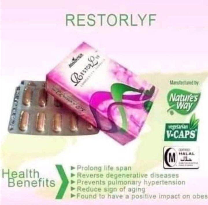 RESTORLYF (30caps) | Lazada PH
