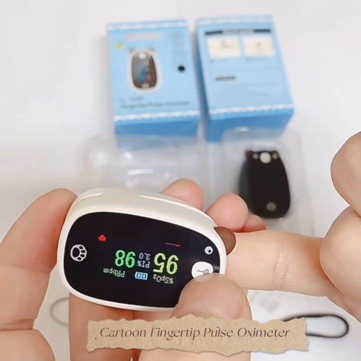 Children's Pulse Oximeter Child Blood Oxygen Saturation Monitor ...