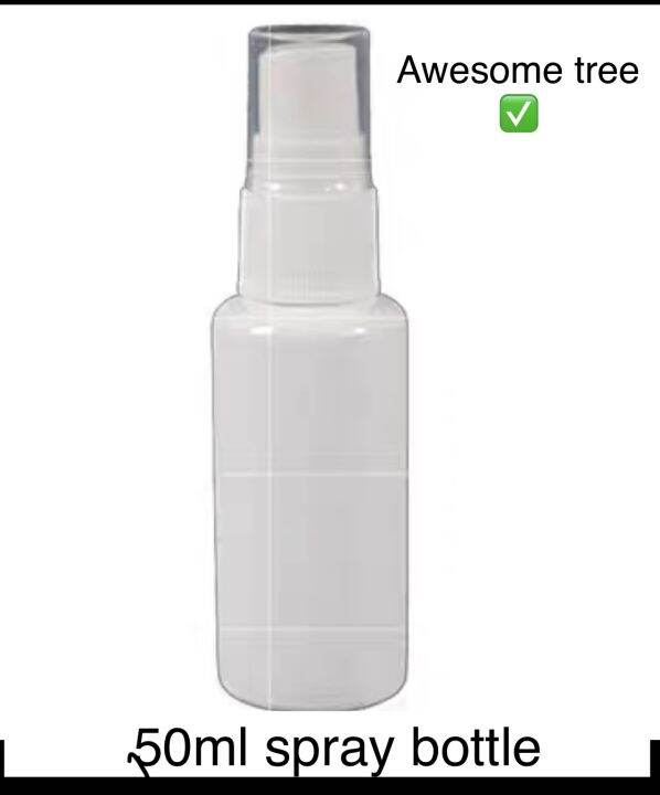 50ml spray bottle HDPE type mist spray nozzle | Lazada