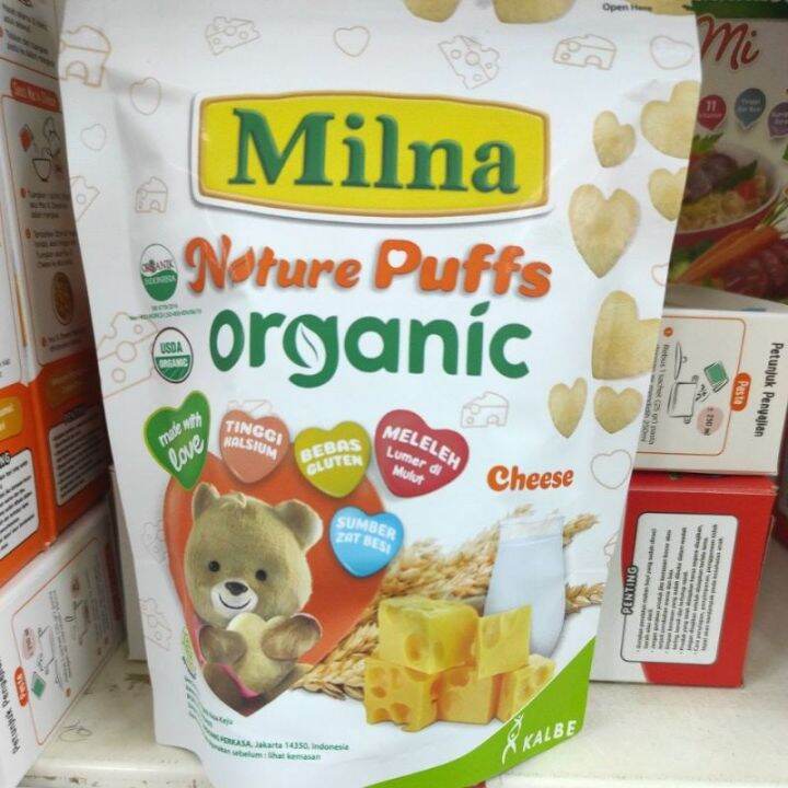 Milna nature puff Cheese 15g | Lazada Indonesia