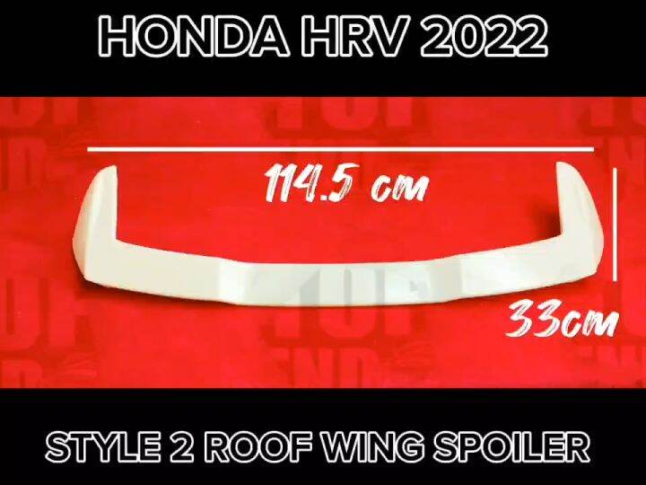 HONDA HRV HR-V SUV 2021 2022 STYLE 2 REAR TOP WING SPOILER TAILGATE ...