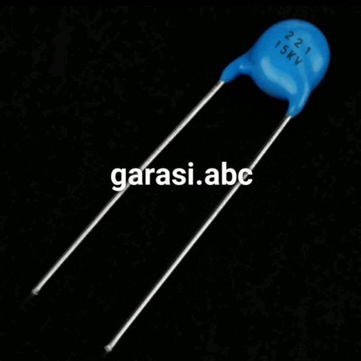 Kapasitor Keramik 221k 220pf 15kv 221J 221 Capacitor Ceramic Pengapian ...