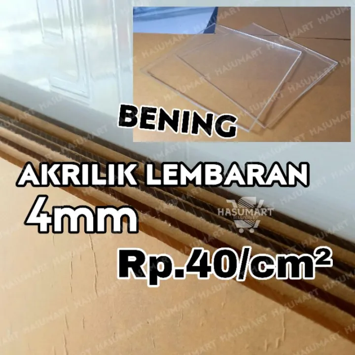 Akrilik Bening 4mm Custom / Akrilik lembaran custom / Acrylic Sheets | Lazada Indonesia