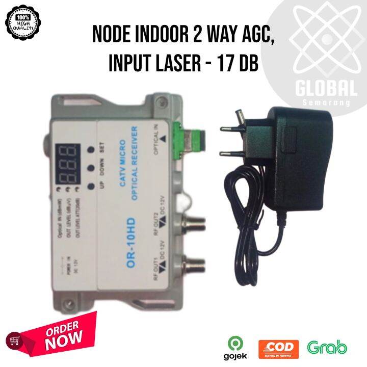 NODE INDOOR 2 WAY AGC, INPUT LASER - 17 DB | Lazada Indonesia