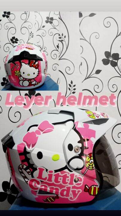 HELM TAKIRA KARAKTER HELLO KITTY/DORAEMON | Lazada Indonesia
