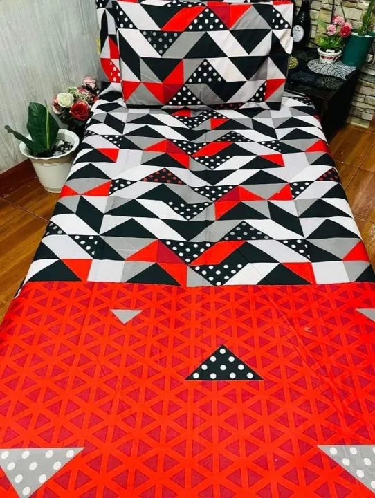 3in1 Fully garterise canadian cotton bedsheet | Lazada PH