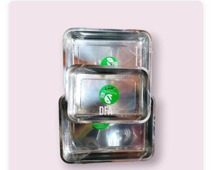 Nampan komodo / baki komodo / tempat sayur stainless komodo / nampan ...