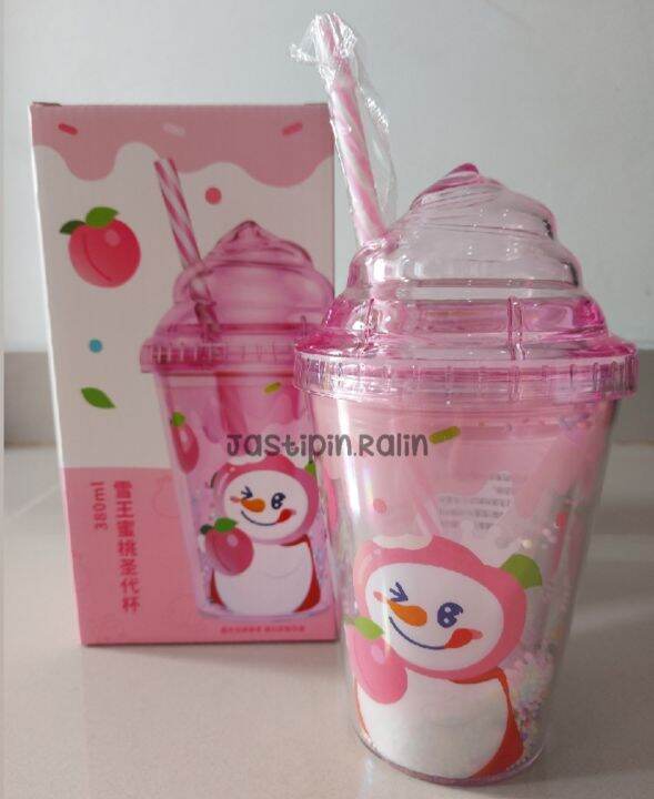 Tumbler Mixue Sundae Cup Pink | Lazada Indonesia