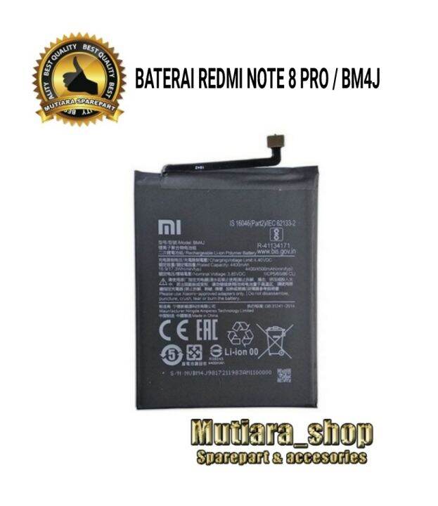 BATERAI / BATRE XIAOMI REDMI NOTE 8 PRO BM4J | Lazada Indonesia