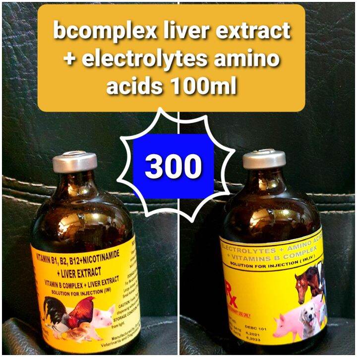 bcomplex liver extract + electrolytes amino acids 100ml | Lazada PH