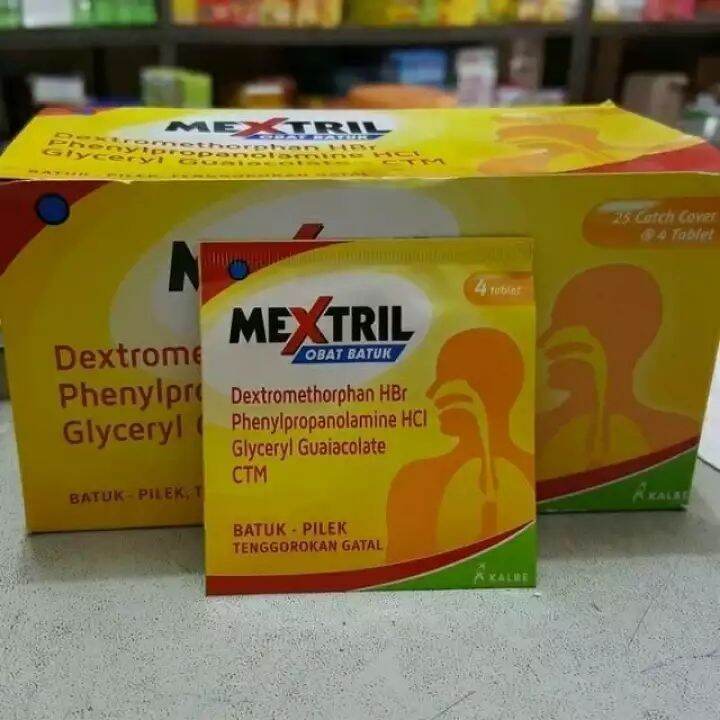 Mextril box isi 25 strip | Lazada Indonesia