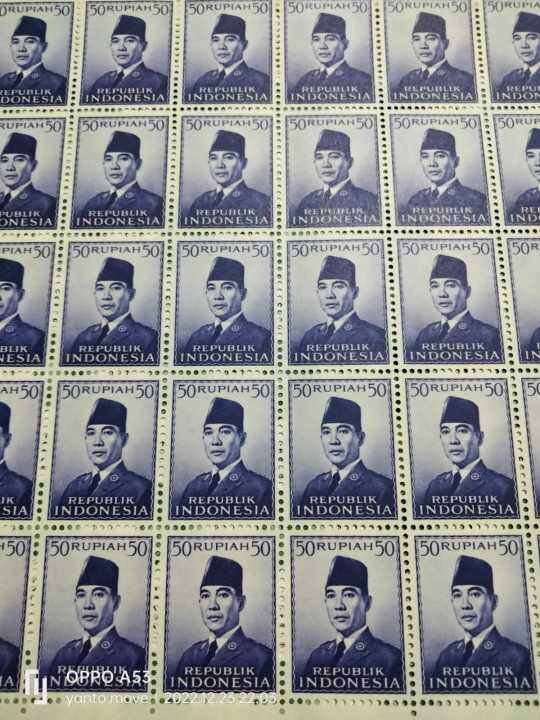 KOLEKSI PERANGKO LAMA Indo 50Rp sesuai dengan foto kondisi bagus COD ...