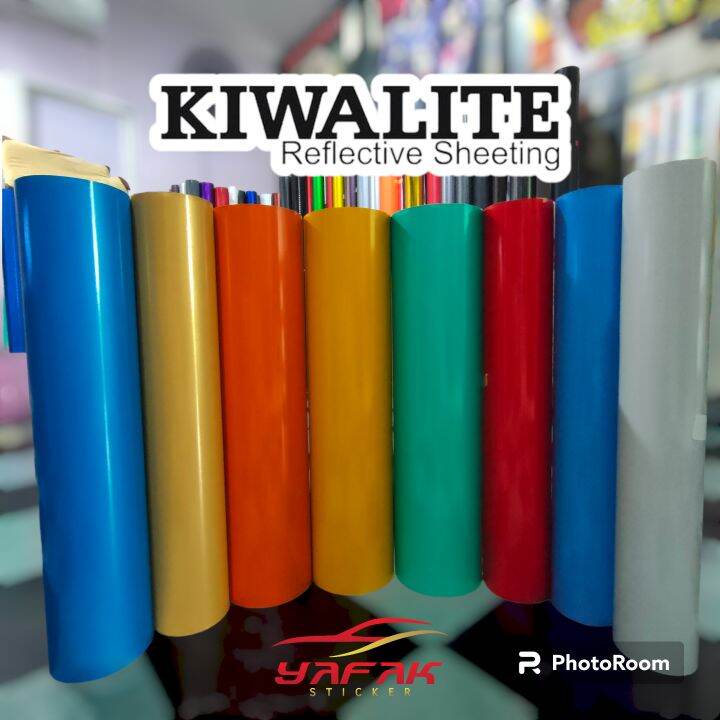 สติ๊กเกอร์สะท้อนแสง kiwalite เกรด safety grade งาน Japan เลือก สี และ ...