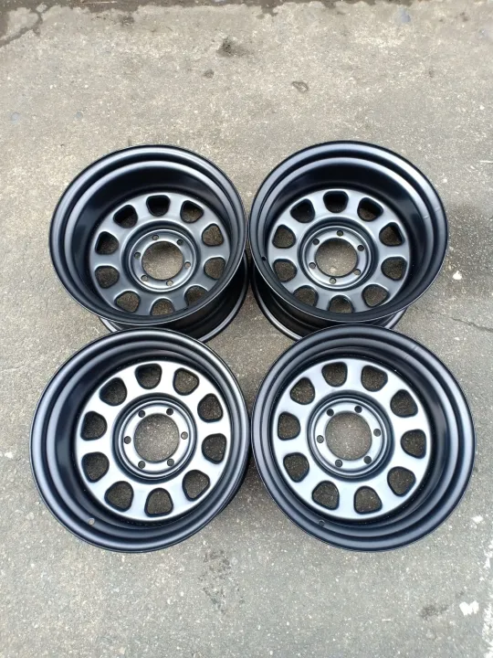 17x10 6x139.7 Offroad Offset Wide Steel Rims | Lazada PH