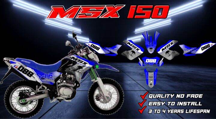 Motorstar msx 150 decal stickers | Lazada PH