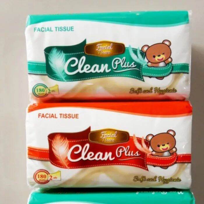 Facial Tissue Softpack Clean Plus 180 sheets | Lazada Indonesia