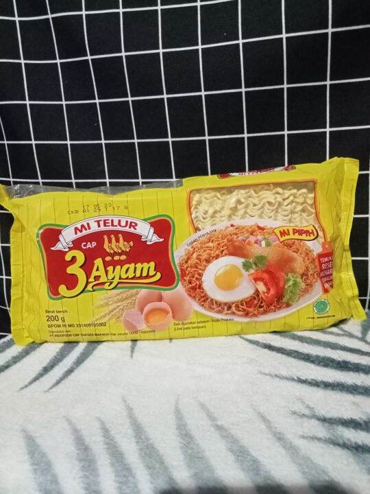 Mi telur cap 3 ayam 200g | Lazada Indonesia