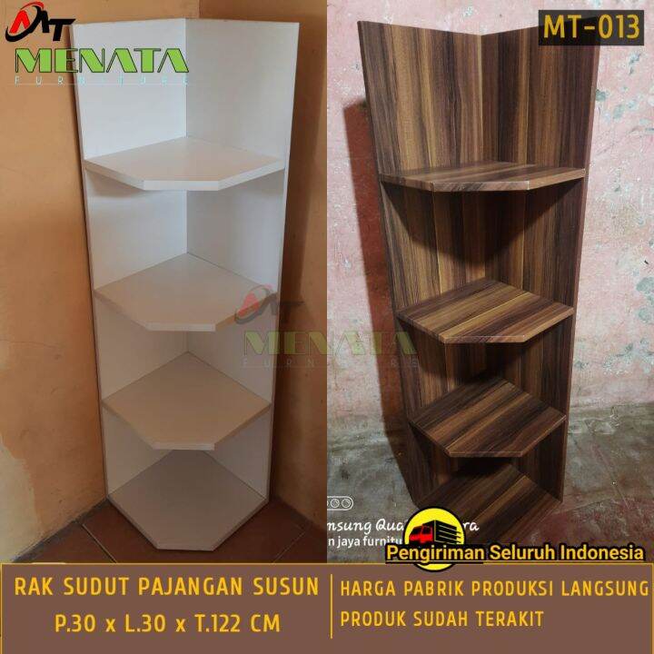 Rak Sudut Kayu Serbaguna 30x30x122 cm | Lazada Indonesia