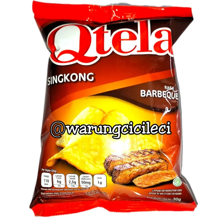 QTELA KERIPIK SINGKONG RASA BARBEQUE 30g | Lazada Indonesia