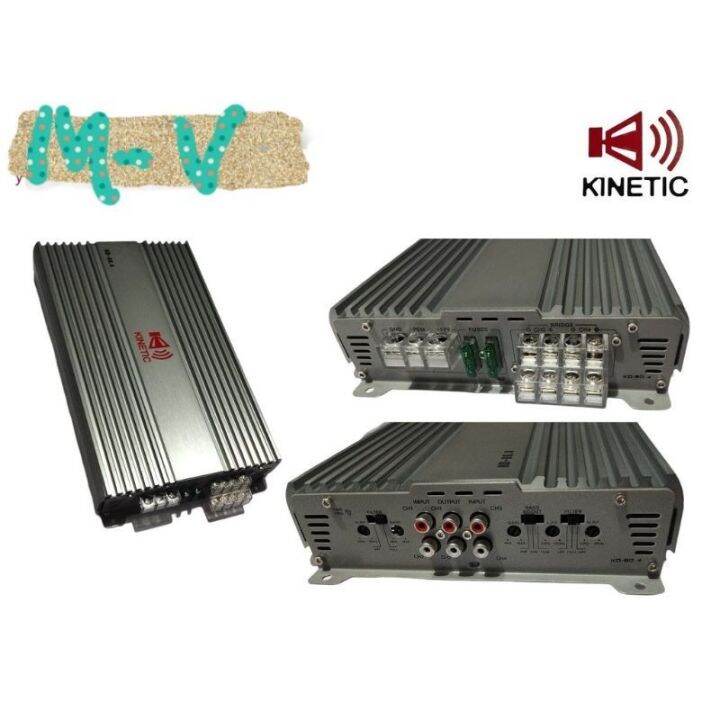 Kinetic KD-80.4 Power Amplifier, Car Audio System 4 channel Power ...
