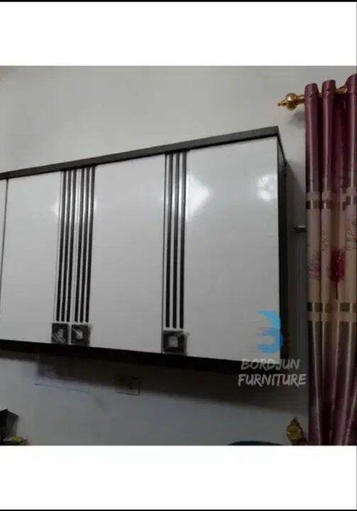 KITCHEN SET ATAS 3 PINTU / LEMARI PIRING / RAK DAPUR PUTIH GLOSSY ...